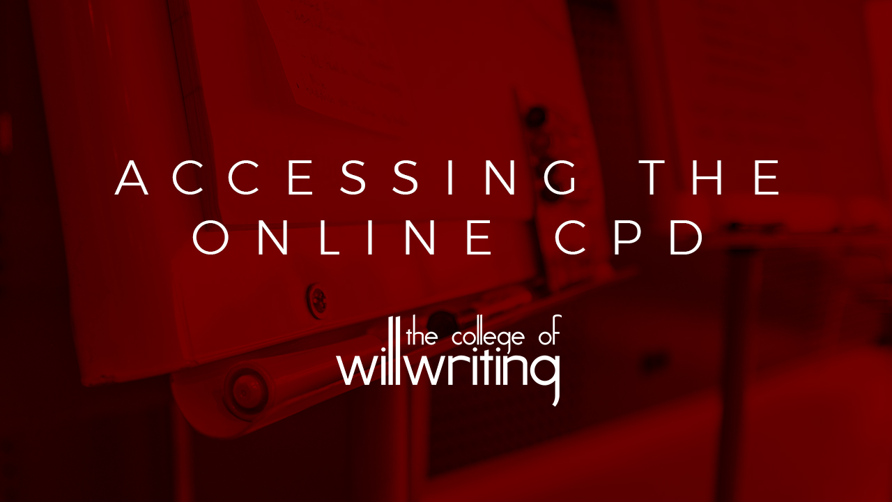 CPD Thumbnail - The College of Will Writing